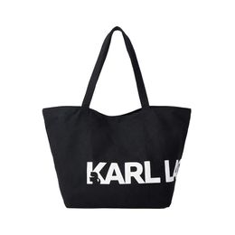 K by KARL LAGERFELD Karl Lagerfeld Shopper 'Essential' Damen Gr&ouml;&szlig;e One Size schwarz / wei&szlig;