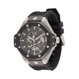 Philipp Plein Uhr '$keleton Royal' Herren Gr&ouml;&szlig;e One Size schwarz / silber