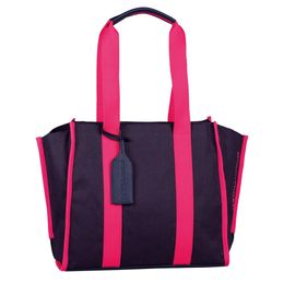 Tom Tailor Denim Shopper 'Alani' Damen Gr&ouml;&szlig;e One Size dunkelblau / pink