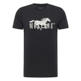 Mustang T-Shirt 'Austin' Herren Gr&ouml;&szlig;e XL schwarz / wei&szlig;