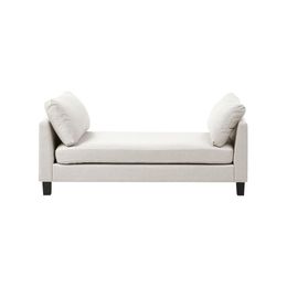 Beliani Chaiselongue ARCHIANE in Beige/Schwarz - (W) 170 x (H) 60 x (L) 85 cm | Gr.: onesize