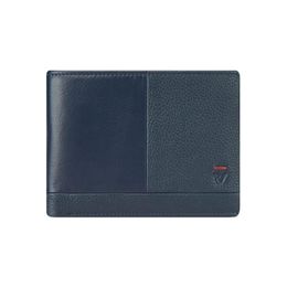 Roncato Trial DLX Geldb&ouml;rse RFID Schutz Leder 12.5 cm in navy | Gr.: onesize