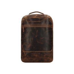 Green Burry Greenburry Vintage Reiserucksack Leder 48 cm Laptopfach in brown | Gr.: onesize