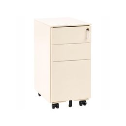 Beliani B&uuml;roschr&auml;nke BOLSENA in Beige - (W) 30 x (H) 60 x (L) 45 cm | Gr.: onesize