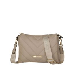 Travelite BARBARA Cozy Crossbody Bag Trio - Umh&auml;ngetasche 27 cm (schwarz) in sand | Gr.: onesize
