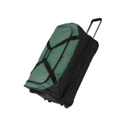 Travelite Basics - Rollenreisetasche Plane 98/119L 70 cm erw. (black) in gr&uuml;n | Gr.: onesize