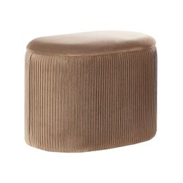 Beliani Pouf RICHLAND in Beige - (W) 55 x (H) 41 x (L) 35 cm | Gr.: onesize