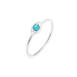 Elli Ring 925 Sterling Silber Evil Eye, Verlobungsring in Silber | Gr.: 52