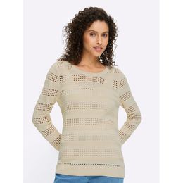 Heine Pullover in champagner | Gr.: 46
