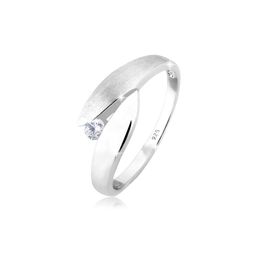 Elli Ring 925 Sterling Silber in Wei&szlig; | Gr.: 58