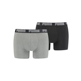 Boxershorts Puma BASIC BOXER 2P in 691 - dark grey melange / black | Gr.: XXL