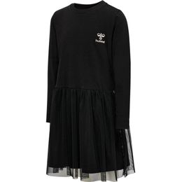 Hummel Kinder-Maxikleid "Hmlcole Dress L/S" in Schwarz | Gr.: 146