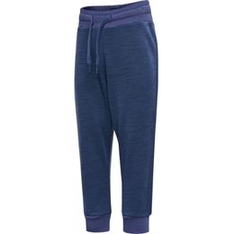 Hummel Kinder Sweat Pants "Hmlmini Wool Pants" in Blau | Gr.: 80