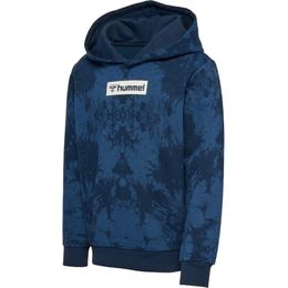 Hummel Kinder Hoodie "Hmljump Aop Hoodie" in Blau | Gr.: 110