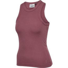 Hummel Top "Hmlpulse Rib Tank Top" in Lila | Gr.: M