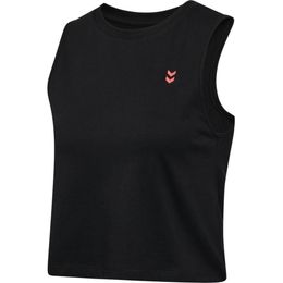 Hummel Top "Hmlhiit Cropped W Muscle Tank Top" in Schwarz | Gr.: XS