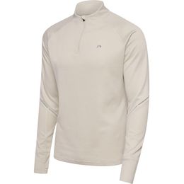 Newline Trainingsjacke "Nwlpower Half Zip Midlayer" in Beige | Gr.: XL