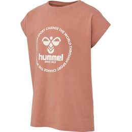 Hummel Kinder Sportshirt "Hmljumpy T-Shirt S/S" in Braun | Gr.: 110