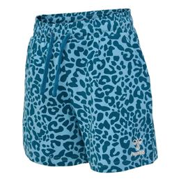 Hummel Kinder Short "Hmlflowy Aop Shorts" in Blau | Gr.: 122