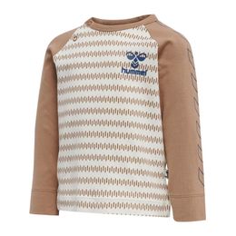Hummel Shirt "Hmldesmond T-Shirt L/S" in Braun | Gr.: 74