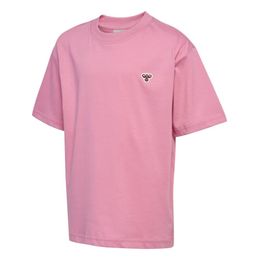 Hummel Shirt "Hmljr Loose T-Shirt S/S Bee" in Rosa | Gr.: 122/128