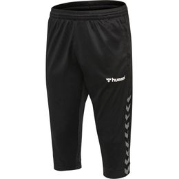 Hummel Sporthose "Hmlauthentic 3/4 Pant" in Schwarz | Gr.: S