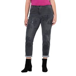 Ulla Popken Jeans in dunkelgrau denim | Gr.: 42 - Normalgr&ouml;&szlig;e