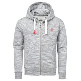 Amaci&Sons Amaci&Sons Sweatjacke MILTON in Grau | Gr.: M