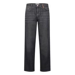 Cartoon Used Look-Jeans mit Waschung in Black Denim | Gr.: 42