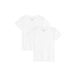 DANISH ENDURANCE T-Shirt V in pure white | Gr.: M