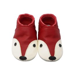 Yihakids Baby Krabbelschuhe aus Leder, weiche Lauflernschuhe mit rutschfester Sohle | Gr.: 23/24