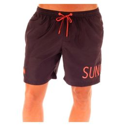 Sundek BS/Badeshorts mit elastischem Bund in Schwarz | Gr.: M