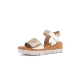 Gabor Plateau Sandalen in beige | Gr.: 40