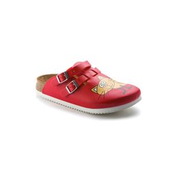 Birkenstock Clogs Kay in cat/red background | Gr.: 40