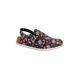 Birkenstock Clogs Kay SL in blooming roses/black | Gr.: 39