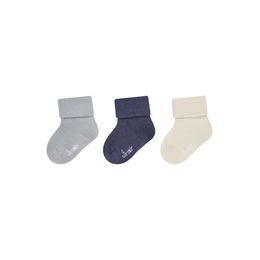Sterntaler Baby Socken 3er-Pack uni in lichtgrau | Gr.: 14