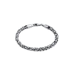 Kuzzoi Armband 925 Sterling Silber in Grau | Gr.: 19 cm