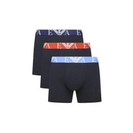 Emporio Armani Boxershorts Herren Gr&ouml;&szlig;e M navy / himmelblau / rostrot / wei&szlig;