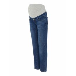 MAMALICIOUS Umstand Jeans 'Dex' Damen Gr&ouml;&szlig;e 28 blue denim / grau