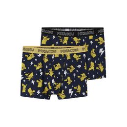 TWO SOON Boxershorts 'Pok&eacute;mon' Jungen Gr&ouml;&szlig;e 146/152 navy / gelb / rot / wei&szlig;