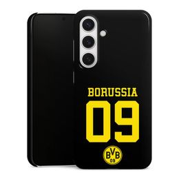 DeinDesign Galaxy S24 Handy Premium Case Smartphone Handyh&uuml;lle Schutzh&uuml;lle gl&auml;nzend Jersey Bvb Borussia Dortmund Premium Case