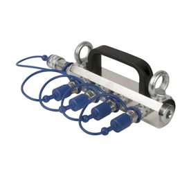 Showtec CO2 3/8 Q-Lock 4-way Distributor - Geschlossenes System