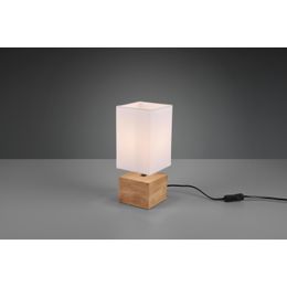 REALITY Woody Tischleuchte LED Holz hell, 1-flammig