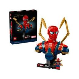 Lego 76326 Marvel Super Heroes Iron Spider-Man B&uuml;ste, Konstruktionsspielzeug