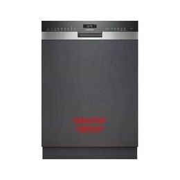 Siemens SN55ZS07CE iQ500, Sp&uuml;lmaschine edelstahl (geb&uuml;rstet)/schwarz, 60 cm, Home Connect