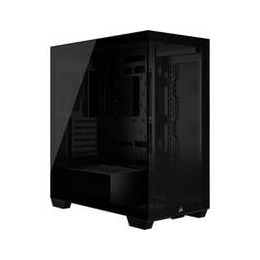 Corsair 3500X, Tower-Geh&auml;use schwarz, Tempered Glass