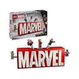 Lego 76313 Marvel Super Heroes Marvel Logo & Minifiguren, Konstruktionsspielzeug