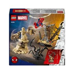 Lego 76334 Marvel Super Heroes Gro&szlig;er Showdown: Spider-Man vs. Sandman, Konstruktionsspielzeug