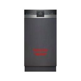 Siemens SR53HS74KE iQ300, Sp&uuml;lmaschine edelstahl (geb&uuml;rstet)/schwarz, 45 cm, Home Connect