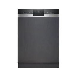 Siemens SN53ES04TE iQ300 , Sp&uuml;lmaschine edelstahl (geb&uuml;rstet)/schwarz, 60 cm, Home Connect